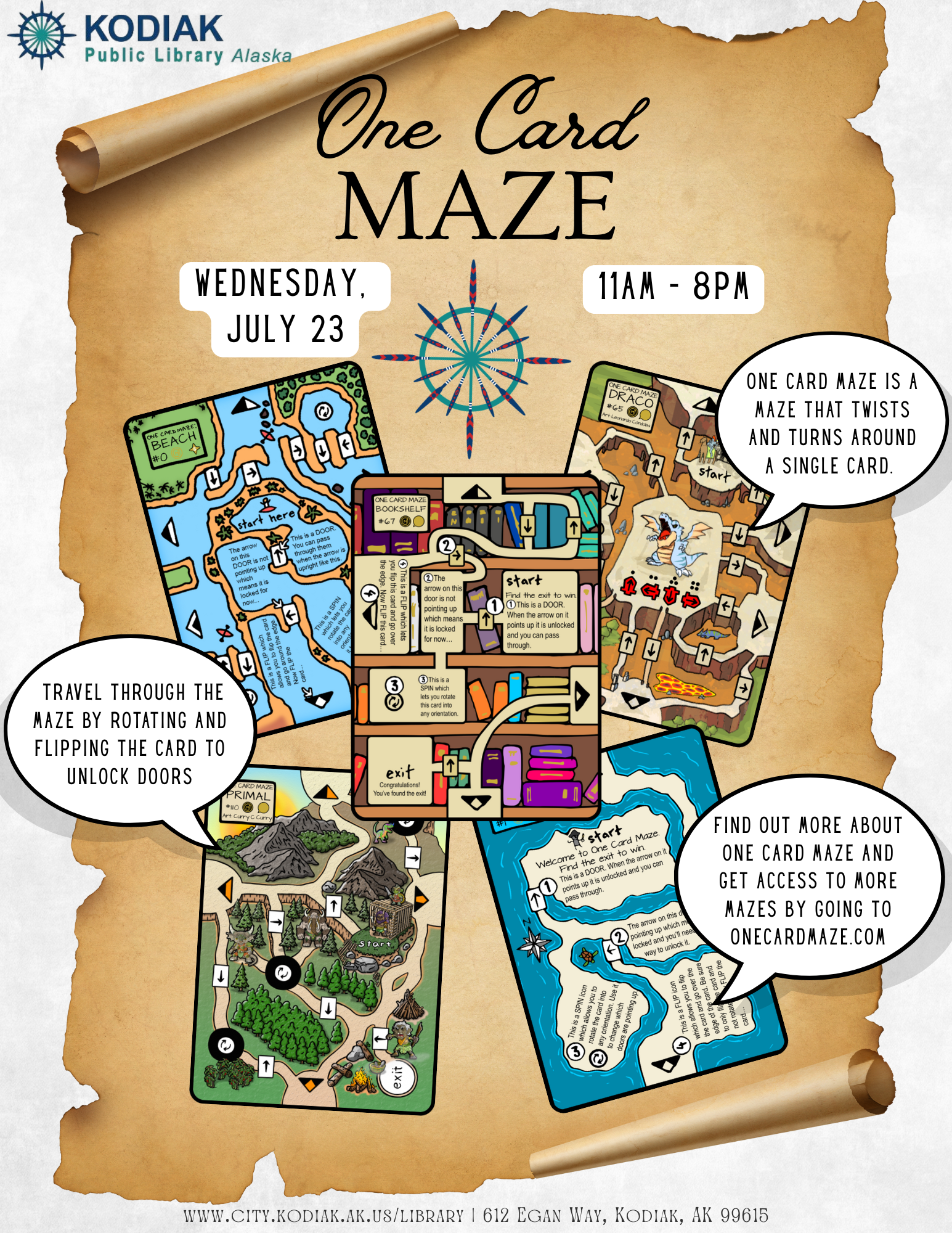One Card Maze | Kodiak, AK
